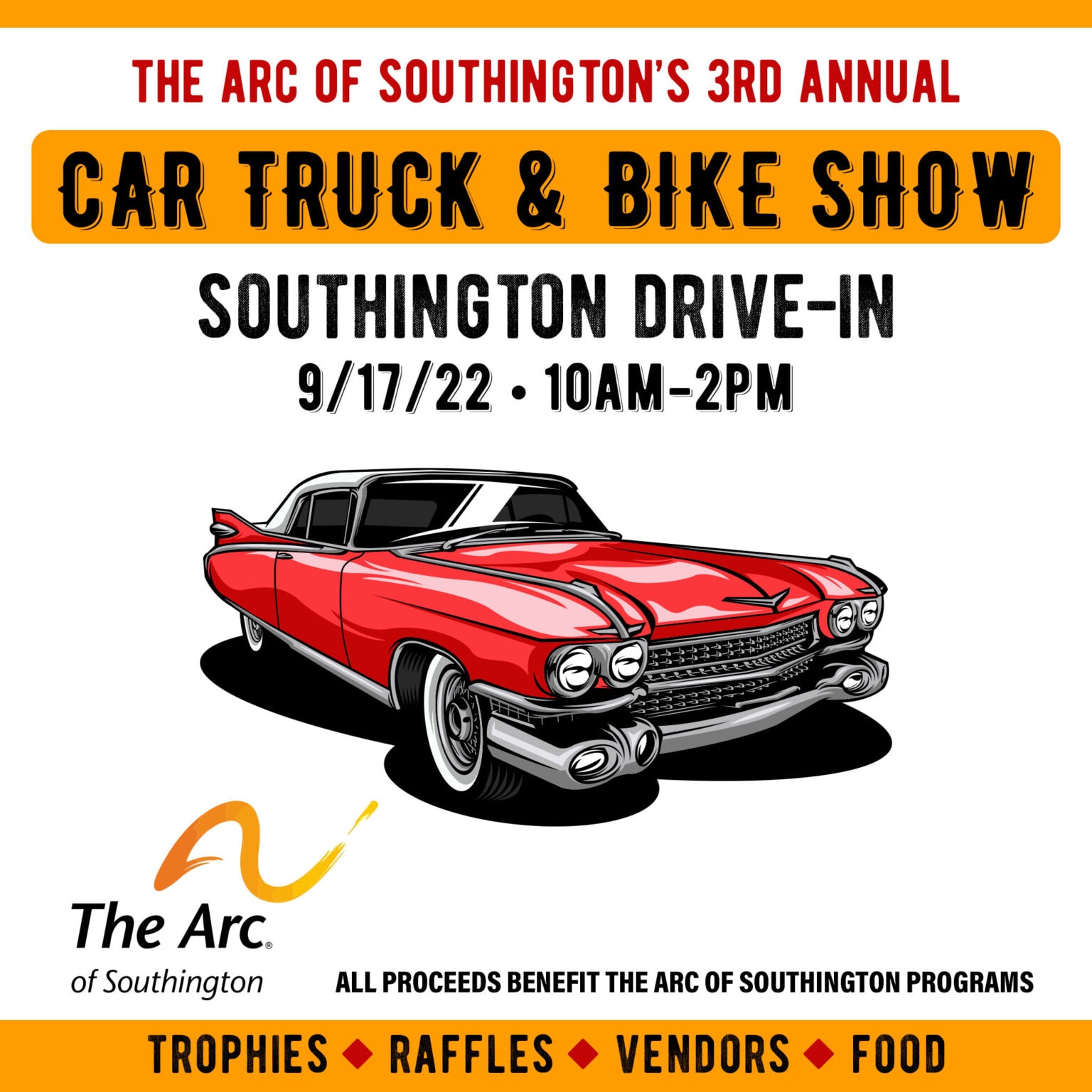 3rd Annual Car Truck & Bike Show | The Arc of Southington